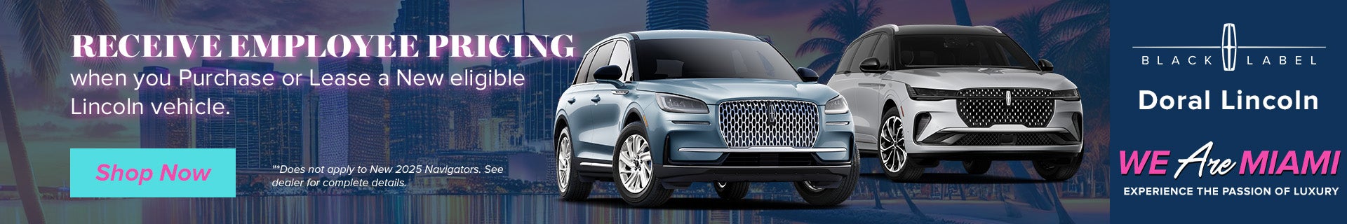 New & Used Lincoln Vehicles | Lincoln Dealer in Doral FL